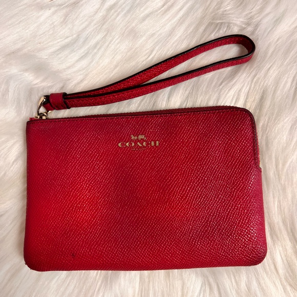 Coach | Bags | Coach Scarlet Wristlet | Poshmark